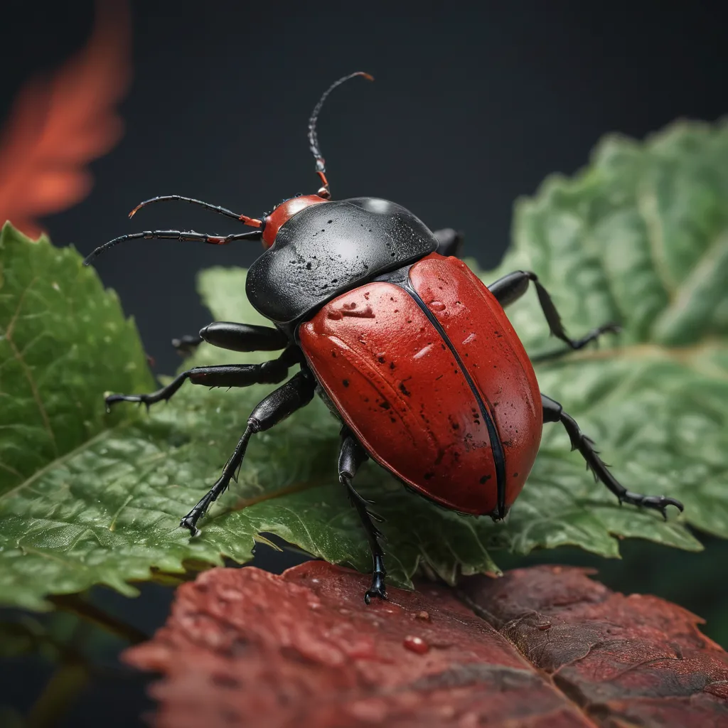 Exploring Black and Red Flying Insects